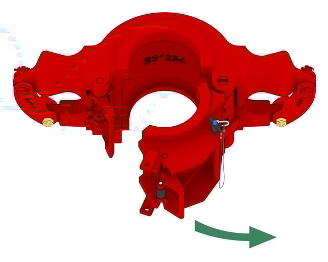 Single Joint & Side Door Elevator Safety Latch Lock Pins | Keystone